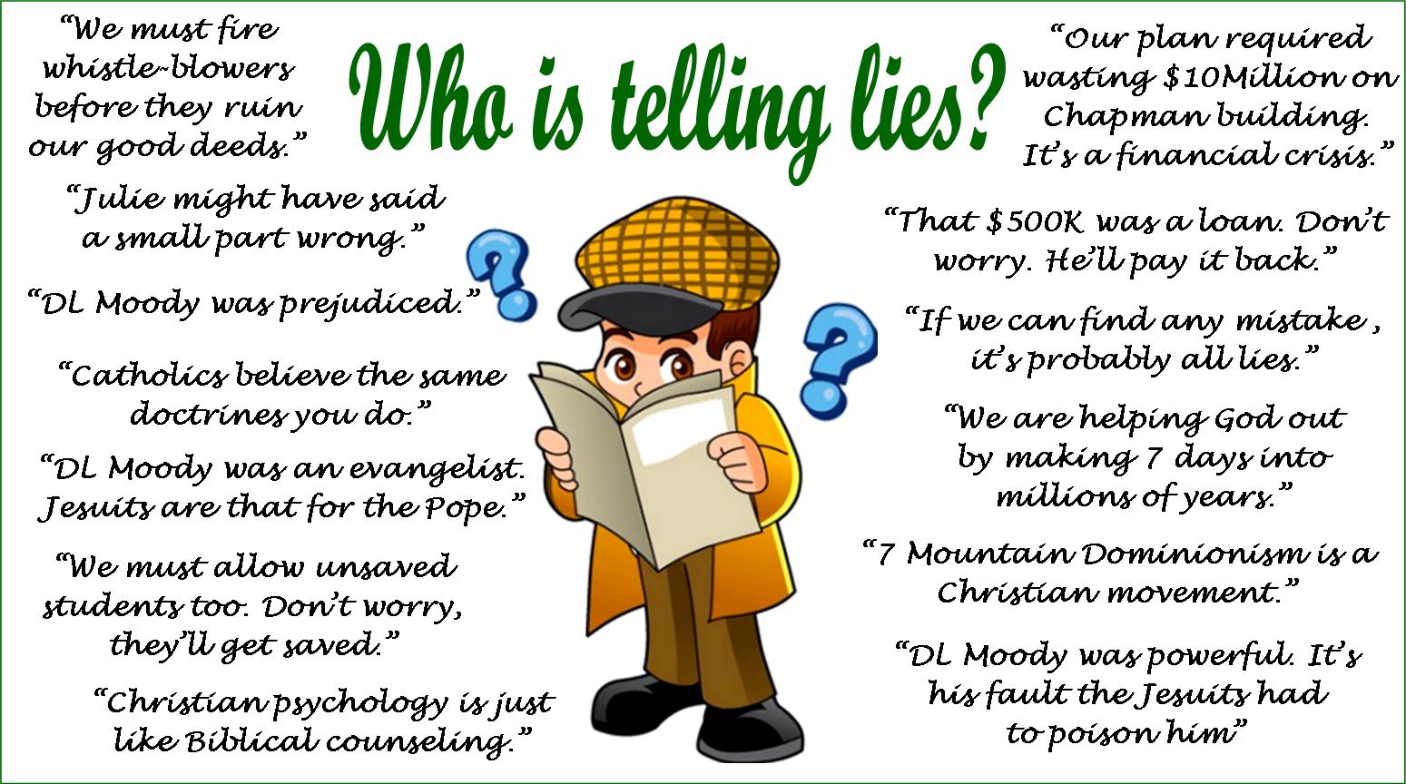 *Who* Is Lying? – Restore MBI (website)